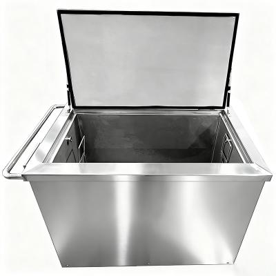 China Heavy-Duty 2KW Heating & Soak Tank with Mobile Cart & Basket - 258L Industrial Cleaning System for sale