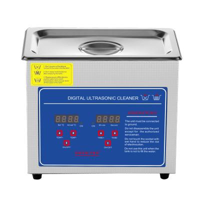 China Professional 4L Capacity 40kHz Ultrasonic Cleaner with Stainless Steel Tank and Digital Timer for sale