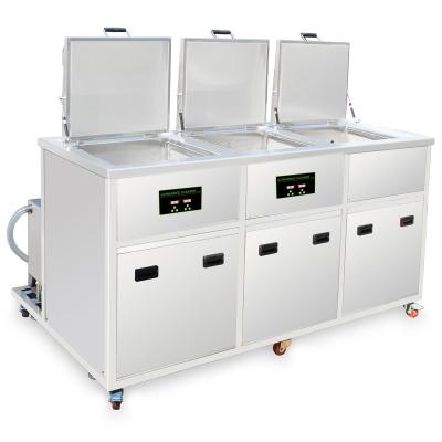 Cina Dispositivo ultrasonico di lavaggio di 3 del carro armato dell'iniezione processi di soffiatura in forma, macchina di pulizia ultrasonica in vendita