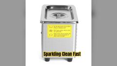 Powerful Ultrasonic Cleaner 800ML Jewelry Glasses