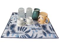 China Microfiber Dish Mat Sublimation Kitchen Absorbent Microfiber Dish Drying Mat for sale