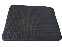 China All Polyester Foldable Kitchen Microfiber Dish Drying Mat Reversible Table Mat for sale