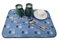 China Double Sides Microfiber Dish Drying Mat  Printing Designs for sale