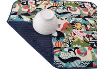 China Washable Microfiber Dish Drying Mat Colorful Printing  100% polyester for sale
