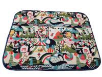China Washable Microfiber Dish Drying Mat Colorful Printing  100% polyester for sale