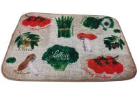 China Microfiber Dish Drying Printed Mat For Kitchen Absorbent Pads for sale