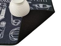 China Printing Black Microfiber  Dish Drying Mat Super Absorbent Pad for sale