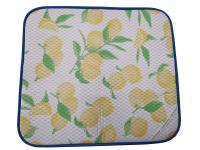 China Microfiber Dish Drying Mat For Dish Drainer  Medium Size Lemon Design for sale