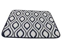 China Glass Cloth Printing  Microfiber Dish Drying Mat for sale
