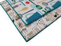China 38x50cm Kitchen Counter Microfiber Dish Drying Mat for sale