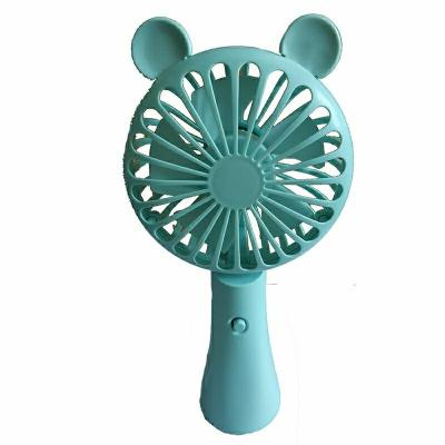 China High quality handheld fans MIni Fan Electronic Usb Student Blue Pink ABS Plastic Anamal Appearance Fan For Children for sale