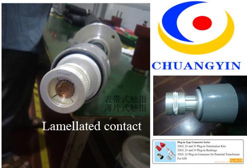 35kV 2# And 3#  Plug In euromold termination kit Connector For PT