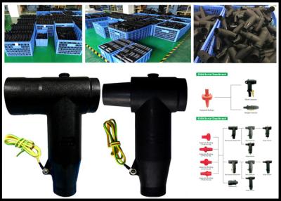 China Insulating Plug IEC Tee Connector Lug Stud 400A 15kv , 24kv And 35kv for sale