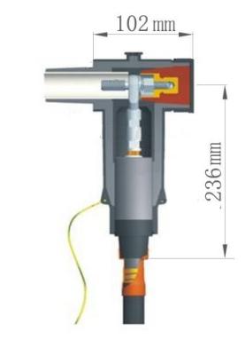 China Separable Unscreened Coupling Connectors 630A 15kv CYSESHJ-15/630-25-50 for sale