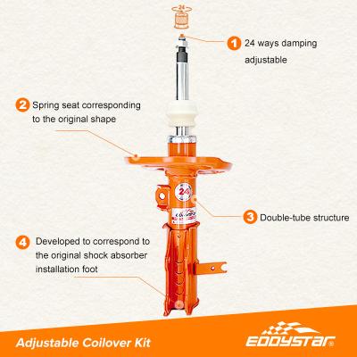 China Golf V6 Easy Maintain Struts And Shocks Customizable Front Struts Replacement for sale