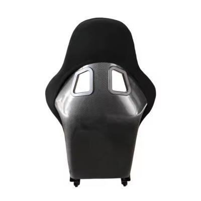 China EDDYSTAR Frame Carbon Fiber Bucket Seats Large Size Comfortable Bucket Seat for sale