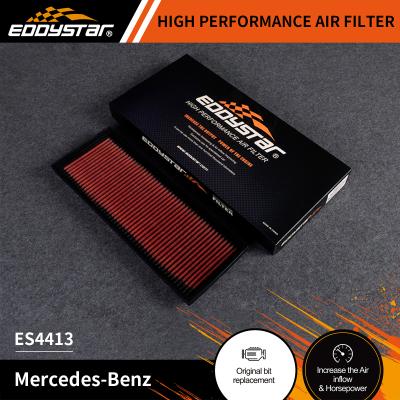 China EDDYSTAR High Flow Air Filter Boosts Airflow by 25%+ with High-quality Cotton Gauze for Mercedes-Benz C230 ES2240 for sale