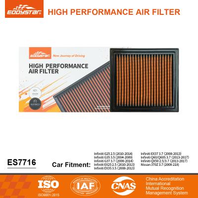 China EDDYSTAR High-Performance Air Filter for Nissan / Infiniti VQ & VR Engines for sale