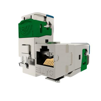 Cina Il nuovo prodotto RJ45 ha protetto 180 la presa trapezoidale toolless di grado Cat5e STP in vendita