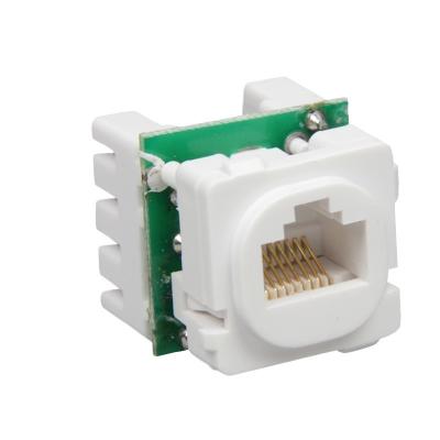 Cina modulo trapezoidale del utp cat6 del connettore del piatto di parete della presa Cat5E RJ45 in vendita