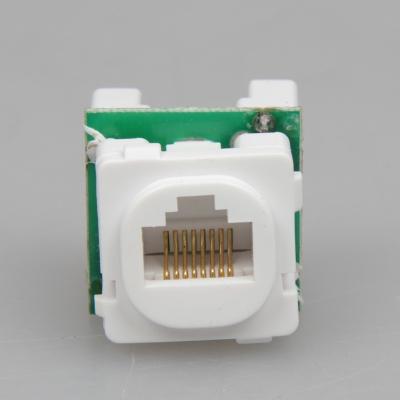 Cina modulo trapezoidale del utp cat6 del connettore del piatto di parete della presa Cat5E RJ45 in vendita