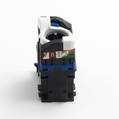 Cina Gradi senza strumento trapezoidale di IDC Cat6 Cat5e Jack 180 in vendita
