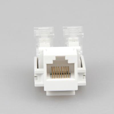 China Jaque modular trapezoide fêmea dos ethernet cat5e do RJ45 UTP à venda