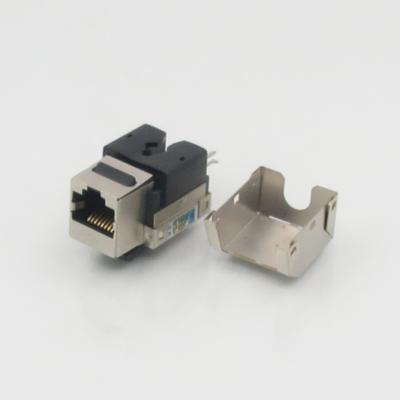 Cina Connettore 8p8c di RJ45 Cat5E presa trapezoidale di UTP di 90 gradi in vendita