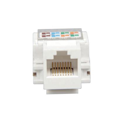 China Jaque trapezoide de Toolless 8p8c UTP Cat5E à venda