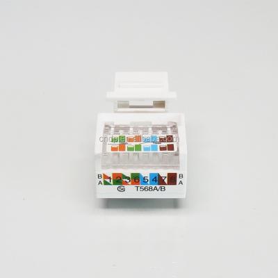 Cina Connettore toolless trapezoidale variopinto di tyco RJ45 di AMP di Jack 8p8c Cat5E in vendita