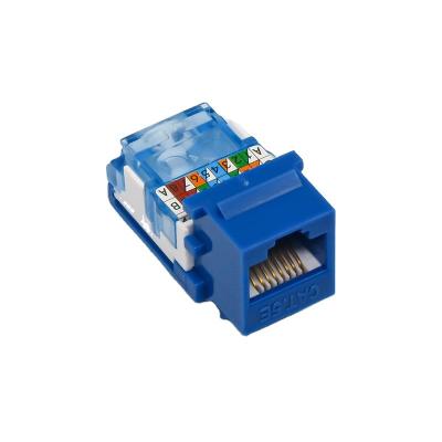 China Jaque trapezoide azul de Cat5E UTP 8P8PC à venda