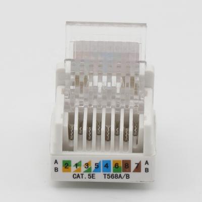China Grau Toolless Jack trapezoide de TM-8031 RJ45 Cat5e UTP 8P8C 90 à venda