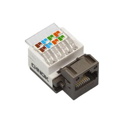 China Cat modelo novo 5e UTP Jack trapezoide RJ45 Jack modular à venda