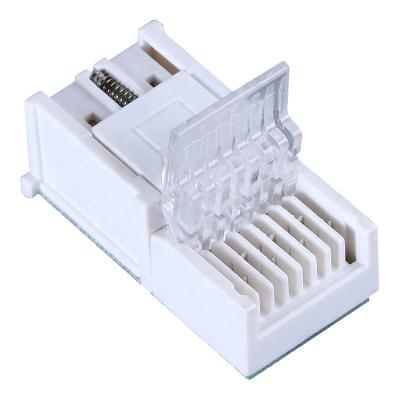 中国 ABS T568A Cat5E台形ジャックのUTPのイーサネット ケーブル台形ジャック 販売のため