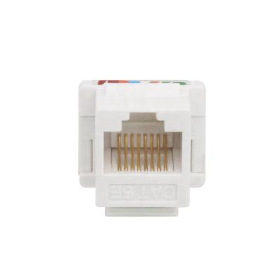 Cina Grado trapezoidale modulare Rj45 dell'accoppiatore 90 del PWB di Cat5E Jack Tooless in vendita