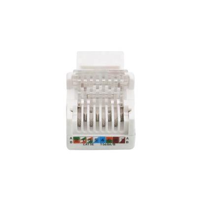Cina Grado trapezoidale modulare Rj45 dell'accoppiatore 90 del PWB di Cat5E Jack Tooless in vendita