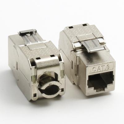 Cina Femmina trapezoidale del connettore del metallo di RJ45 STP Jack Cat 5e/cat6 in vendita
