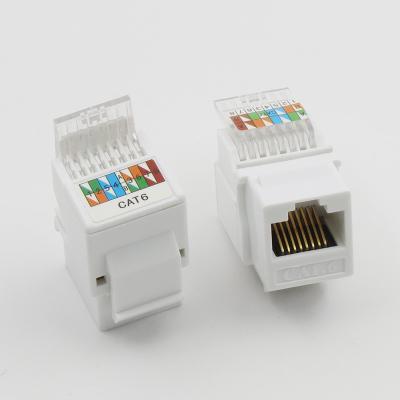 中国 AMPのタイプUTP Cat5E /Cat6のtoolless 90度ネットワークのコネクター 販売のため