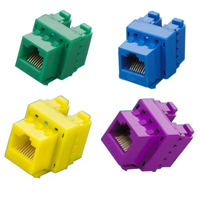 中国 たくさんの多彩なRJ45 Cat6の台形ジャッキの工場価格 販売のため