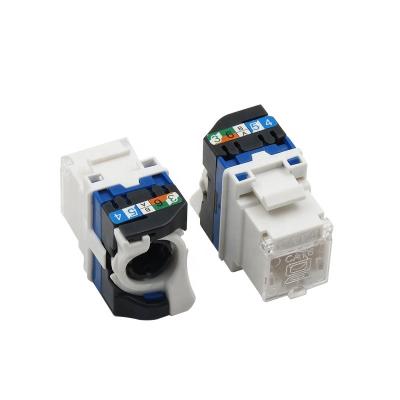 Cina Connettore trapezoidale RJ45 UTP 8p8c di colore blu una presa trapezoidale cat6 da 180 gradi in vendita