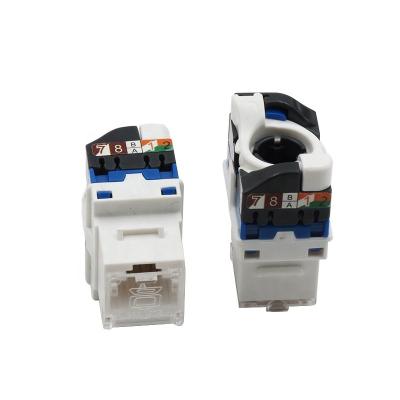 中国 青い色の台形コネクターRJ45 UTP 8p8c 180度の台形ジャッキcat6 販売のため