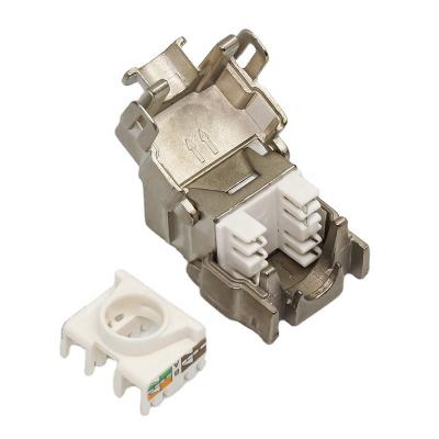 Cina Cat6 ftp 8P8PC Jack For Patch Panel trapezoidale in vendita