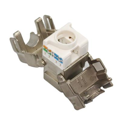 Cina Cat6 ftp 8P8PC Jack For Patch Panel trapezoidale in vendita