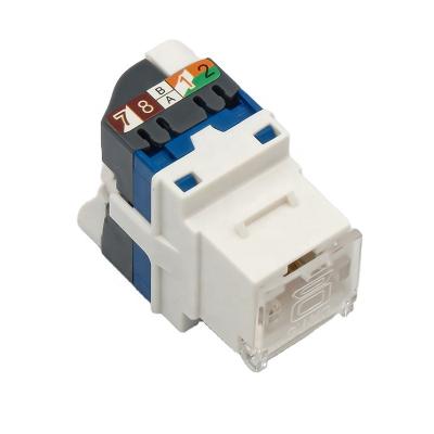 Cina Nuovo modello Cat 6 UTP Jack trapezoidale RJ45 Jack With Dust Cover modulare in vendita