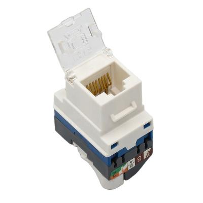 China Modelo novo Cat 6 UTP Jack trapezoide RJ45 Jack With Dust Cover modular à venda