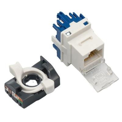 China Modelo novo Cat 6 UTP Jack trapezoide RJ45 Jack With Dust Cover modular à venda