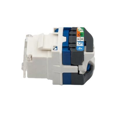 China Modelo novo Cat 6 UTP Jack trapezoide RJ45 Jack With Dust Cover modular à venda