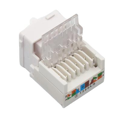 中国 カバーを持つ90度Cat6 UTP台形ジャックRJ45モジュラー ジャック 販売のため