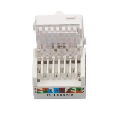 中国 カバーを持つ90度Cat6 UTP台形ジャックRJ45モジュラー ジャック 販売のため