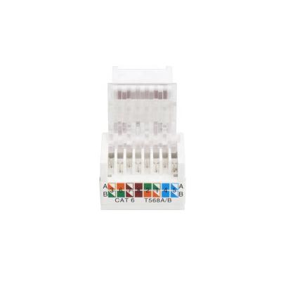 China Acoplador Inline trapezoide das telecomunicações PBT Cat6 Jack 8p8c Rj45 à venda